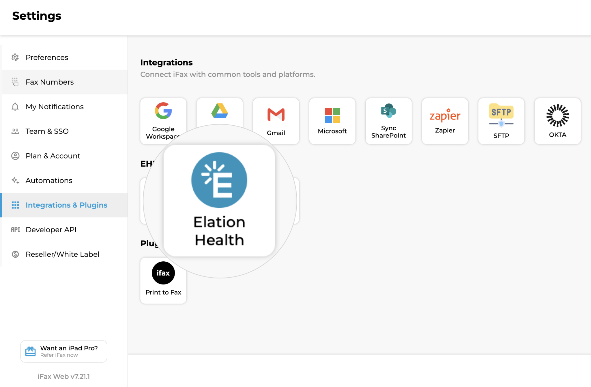 Elation Health Fax Integration: Online Faxing From Elation Health EHR